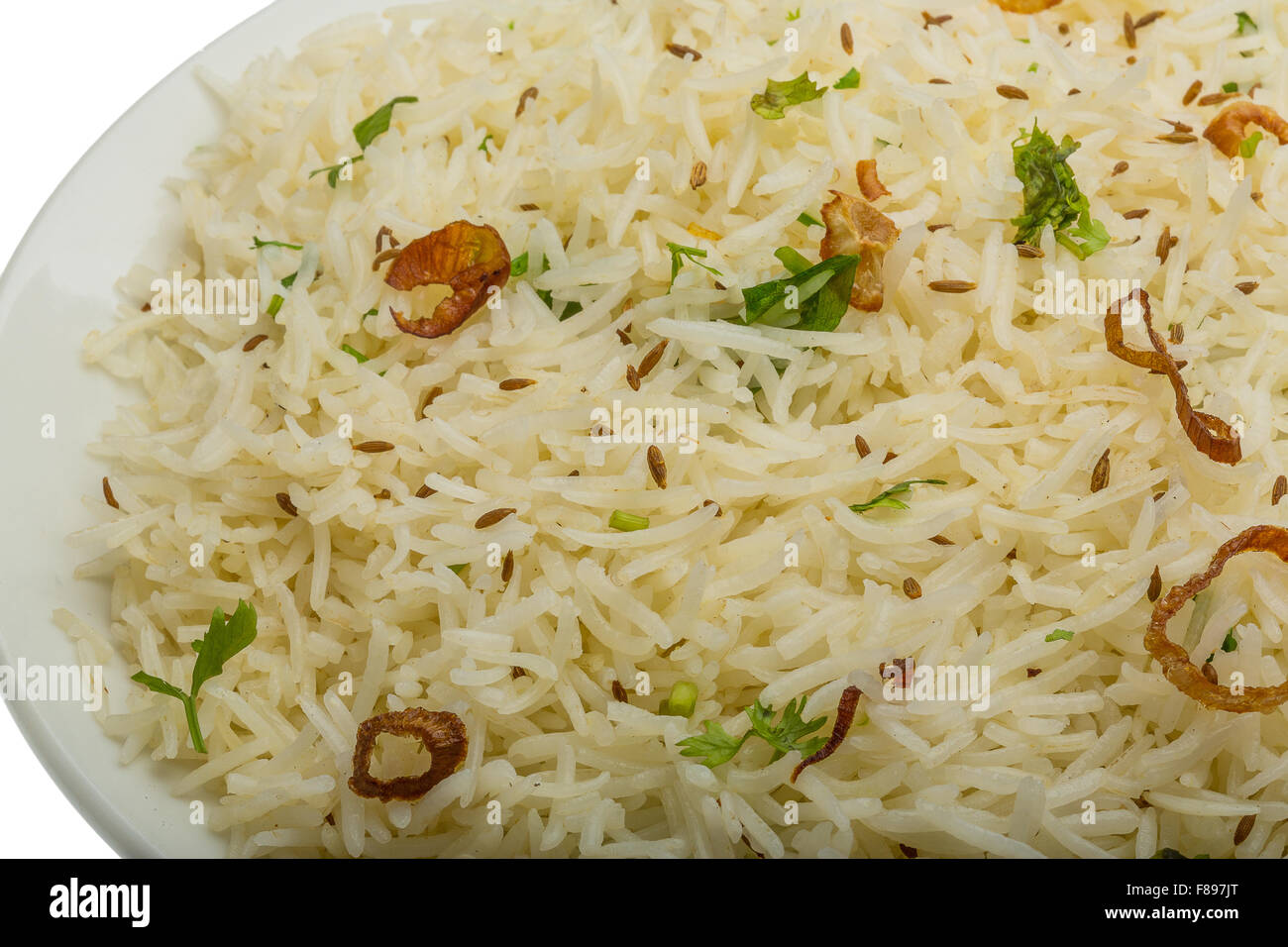 Cumin rice - indian famous rice Stock Photo - Alamy