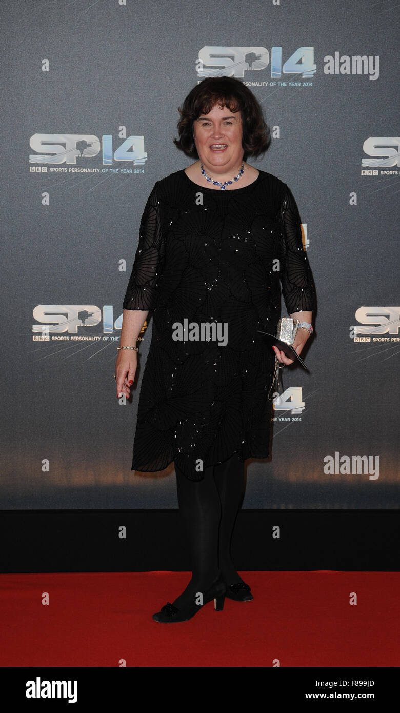 Susan Boyle attends the BBC Sports Personality of the Year awards at ...