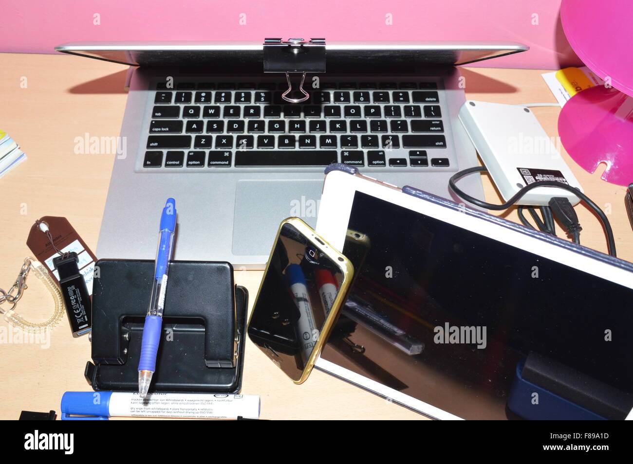 electronic devices, leptop, phone, ipod, tablet, study table, table ...