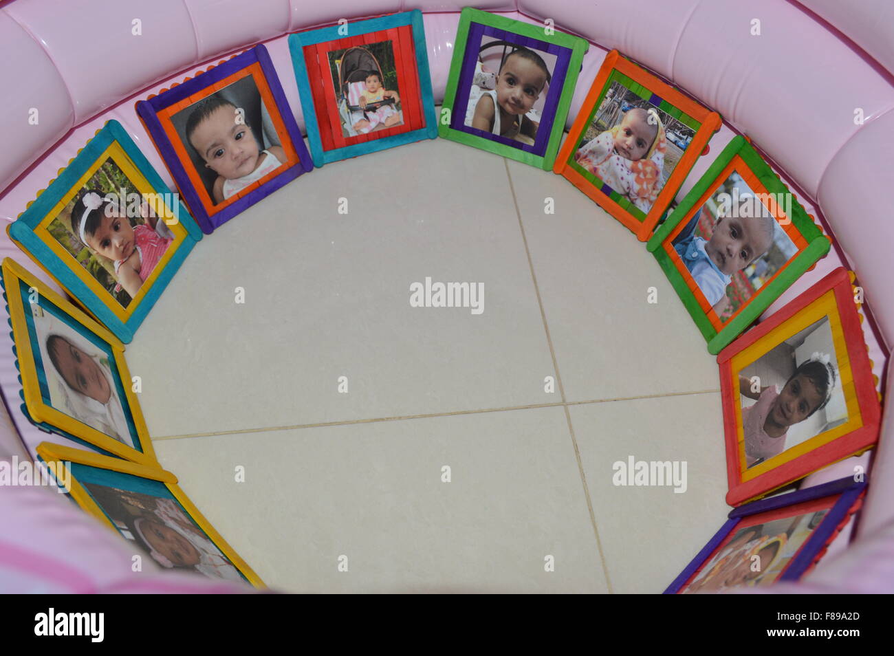 wooden stick made handcraft photo frame Stock Photo - Alamy