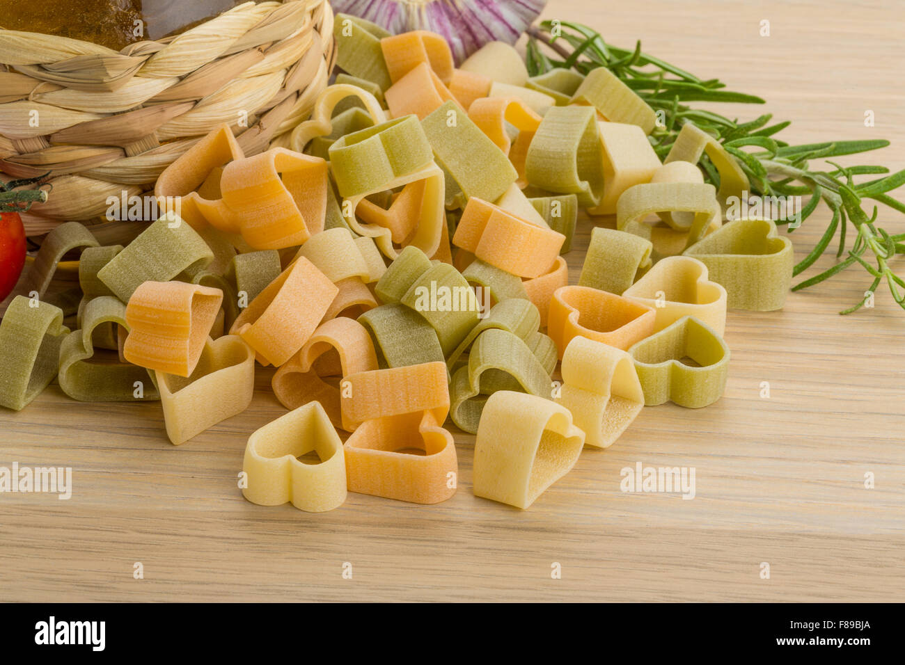 Kids italian paste - ready for cooking Stock Photo - Alamy