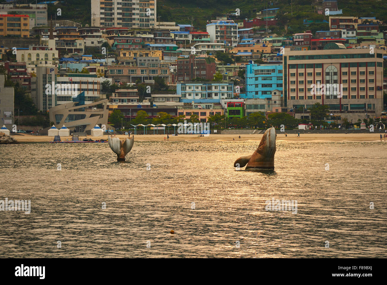 Songdo beach is one of the most popular beach in busan in the 1960s for ...