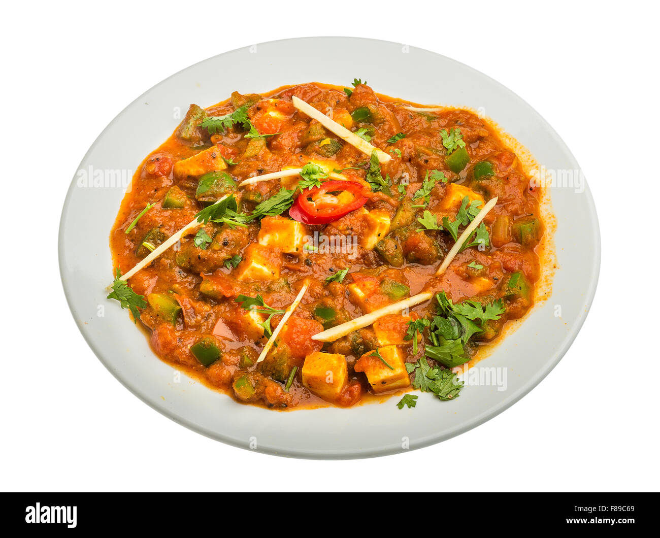 Kadai Paneer - traditional Indian food Stock Photo - Alamy