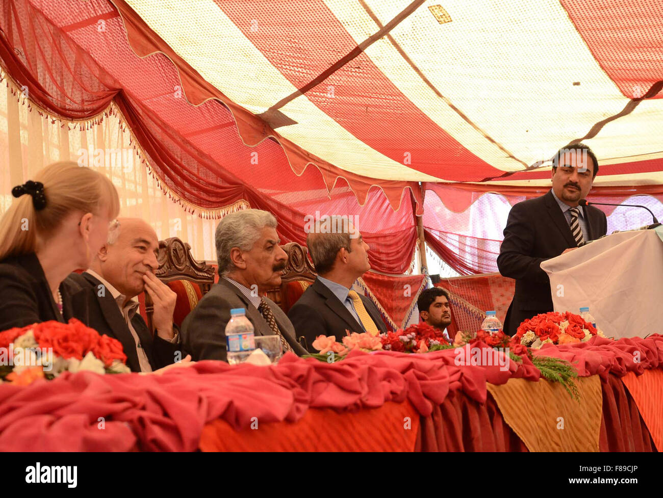 Quetta, Pakistan. 07th Dec, 2015. Provincial Health Minister for ...
