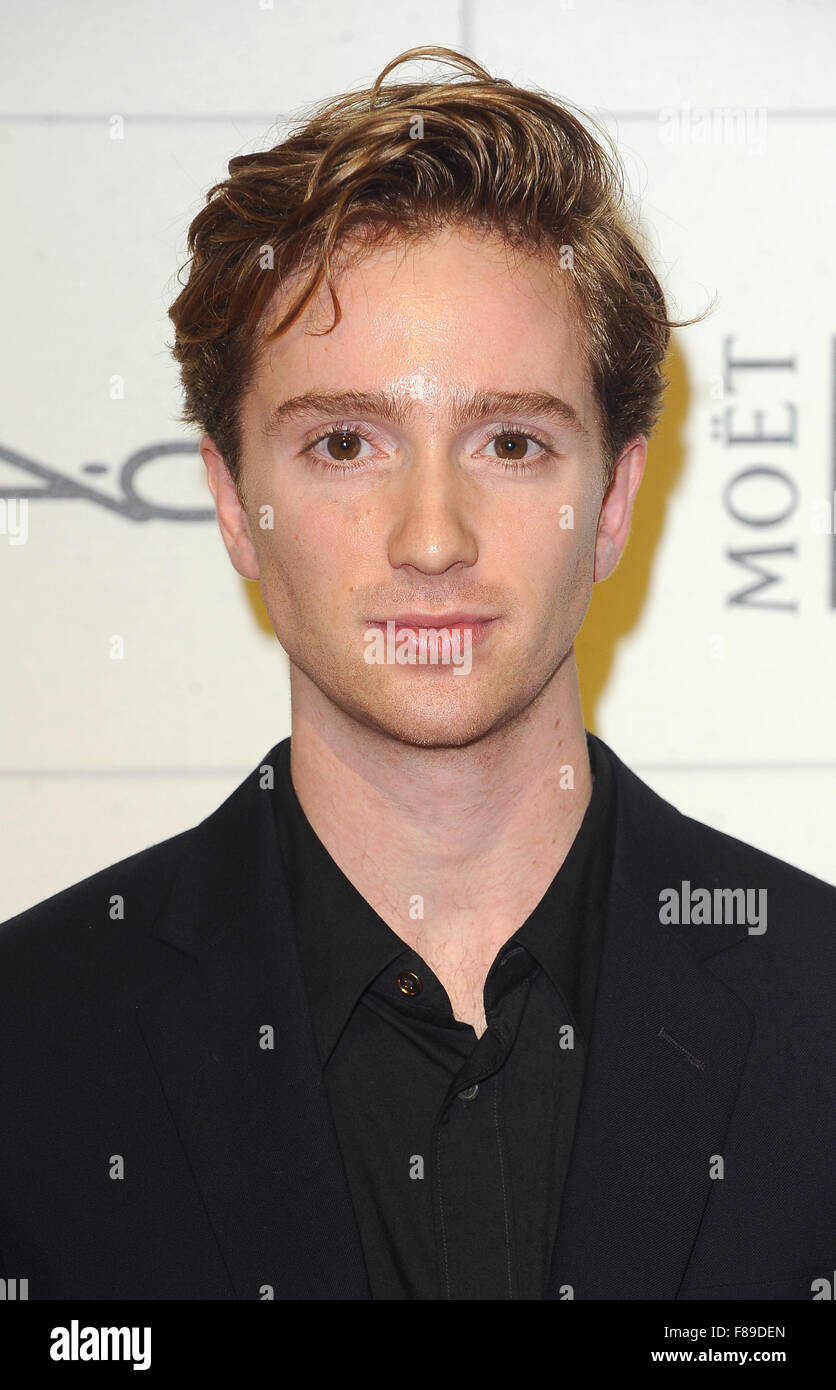 London, UK. 6th December, 2015. Luke Newberry at the Moet British ...