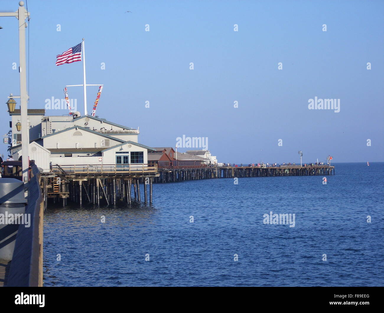 Santa Barbara pier in California, USA Stock Photo - Alamy