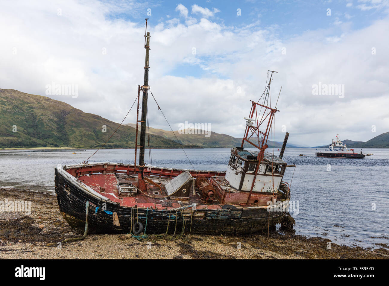 Abandoned trawler hi-res stock photography and images - Alamy