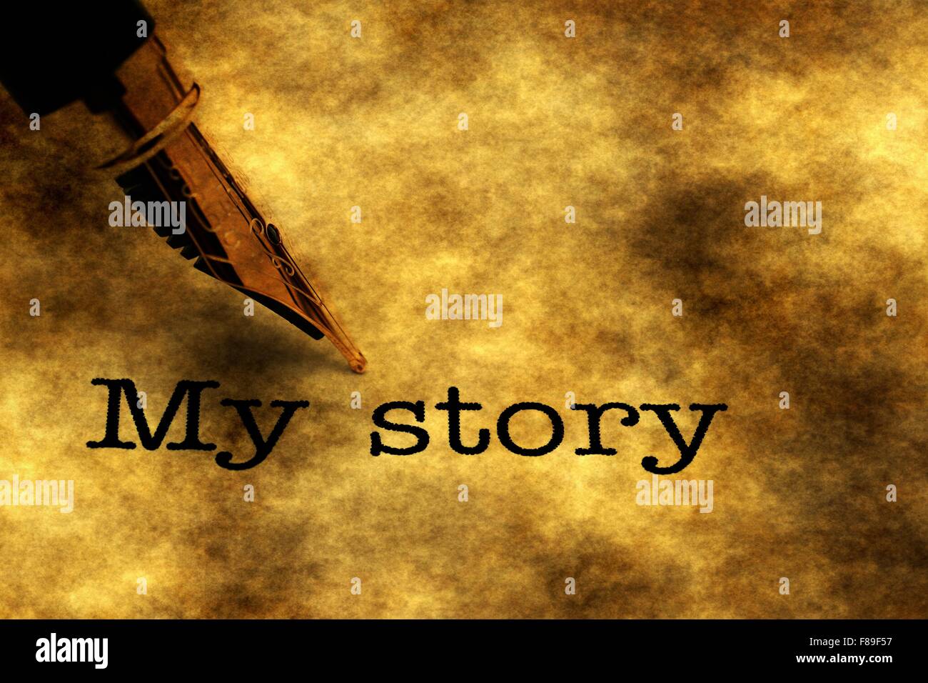 Story history blog communication life hi-res stock photography and ...