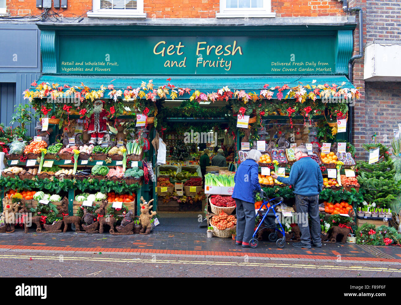 Display outside greengrocers shop - Get Fresh and Fruity - in Alton ...