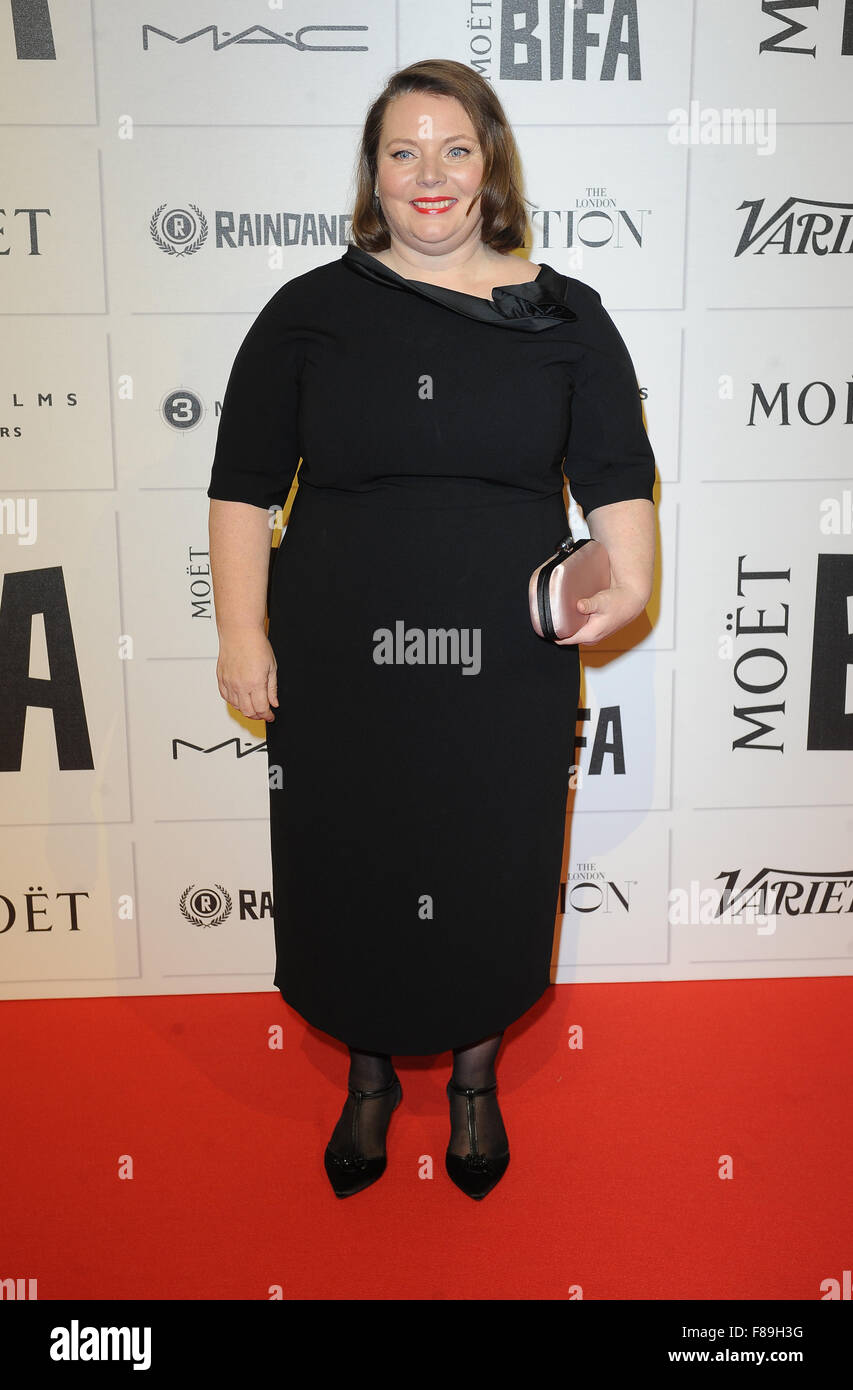 London, UK. 6th December, 2015.Joanna Scanlan at the Moet British ...