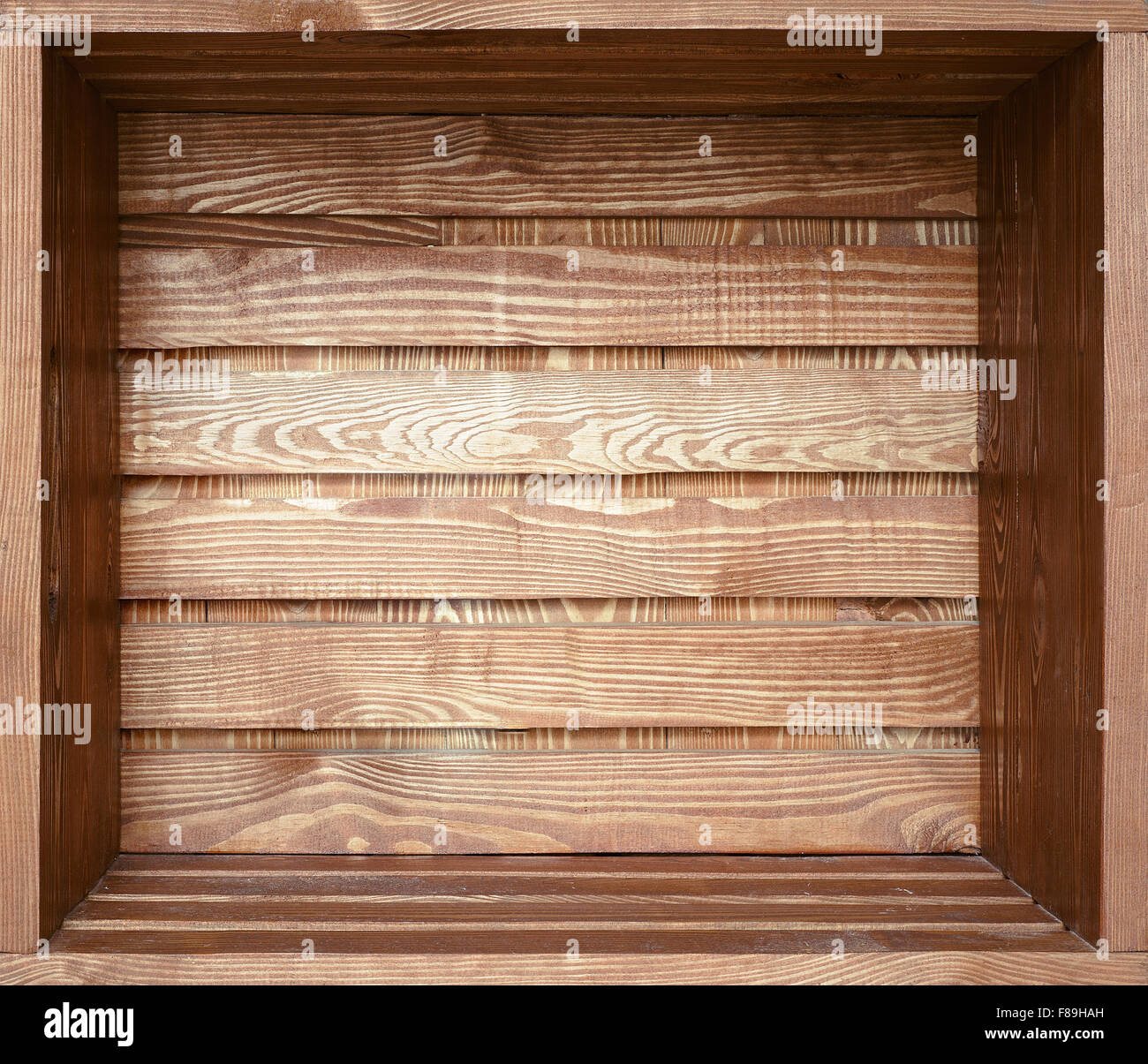 Empty old wooden shelf Stock Photo - Alamy
