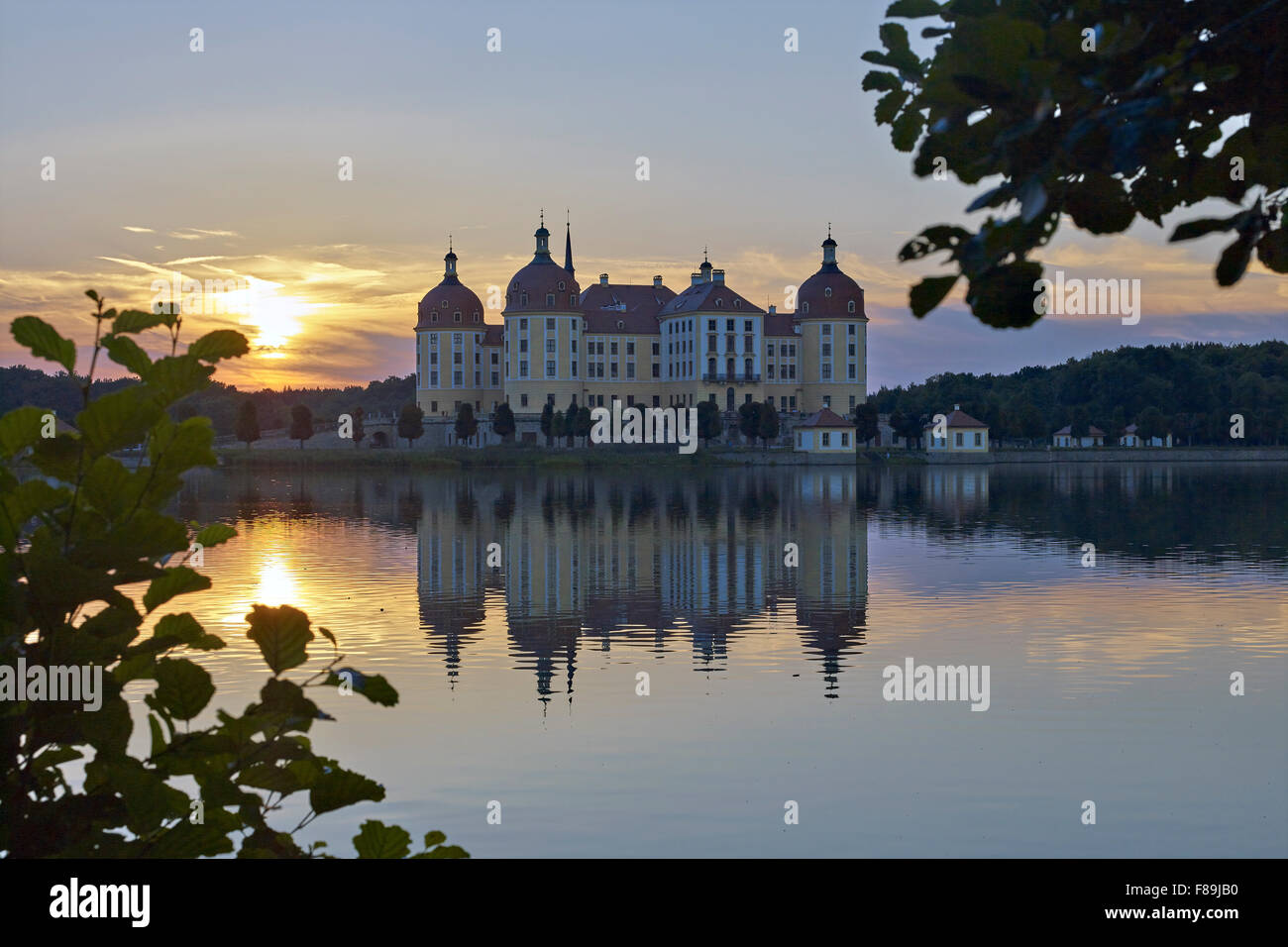 Moritzburg Castle near Dresden, Saxony, Germany Stock Photo - Alamy