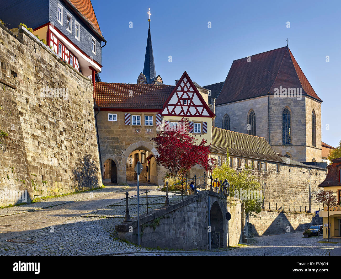 Bamberg Gate, Kronach, Germany Stock Photo - Alamy