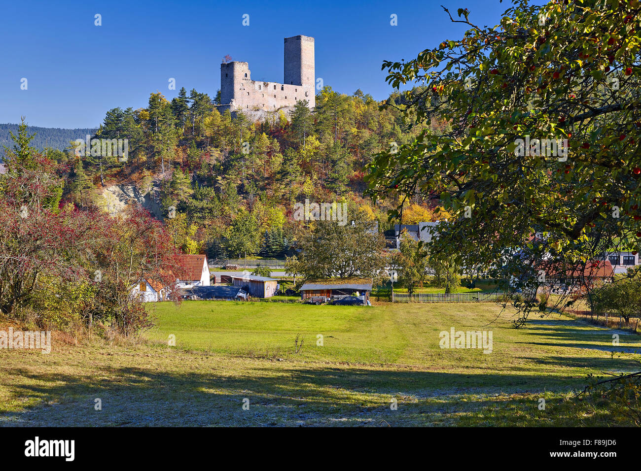 Ehrenstein castle ruin, Thuringia, Germany Stock Photo - Alamy