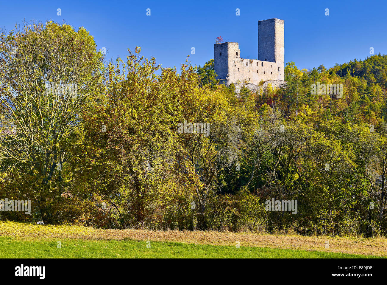 Ehrenstein castle ruin, Thuringia, Germany Stock Photo - Alamy