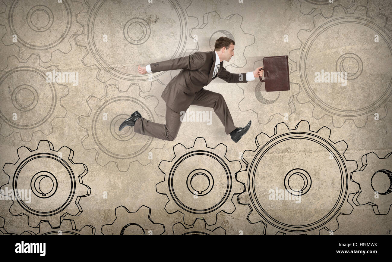 Business man on wheels hi-res stock photography and images - Alamy