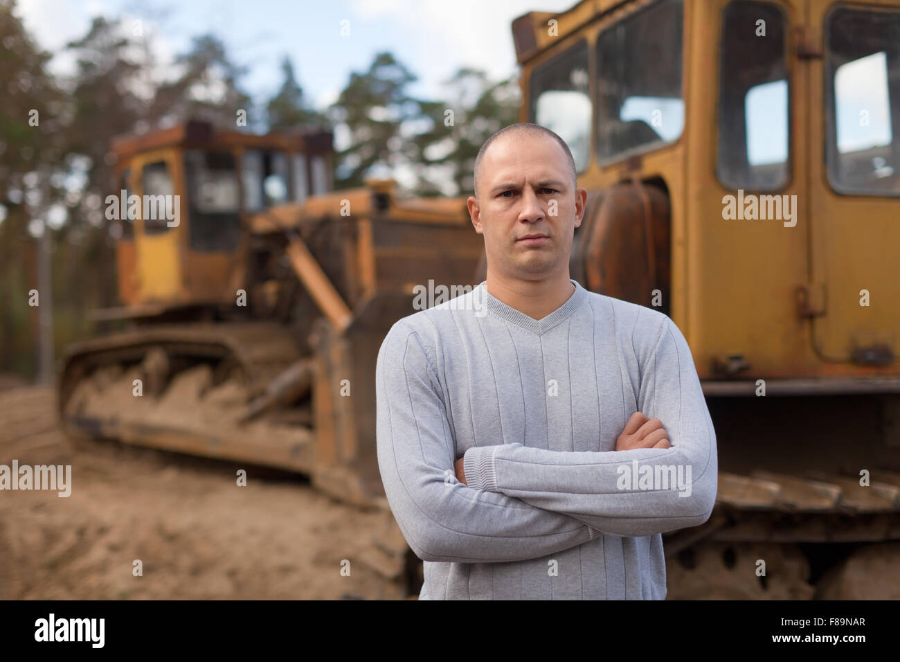 Portrait tractor operator workplace hi-res stock photography and images ...