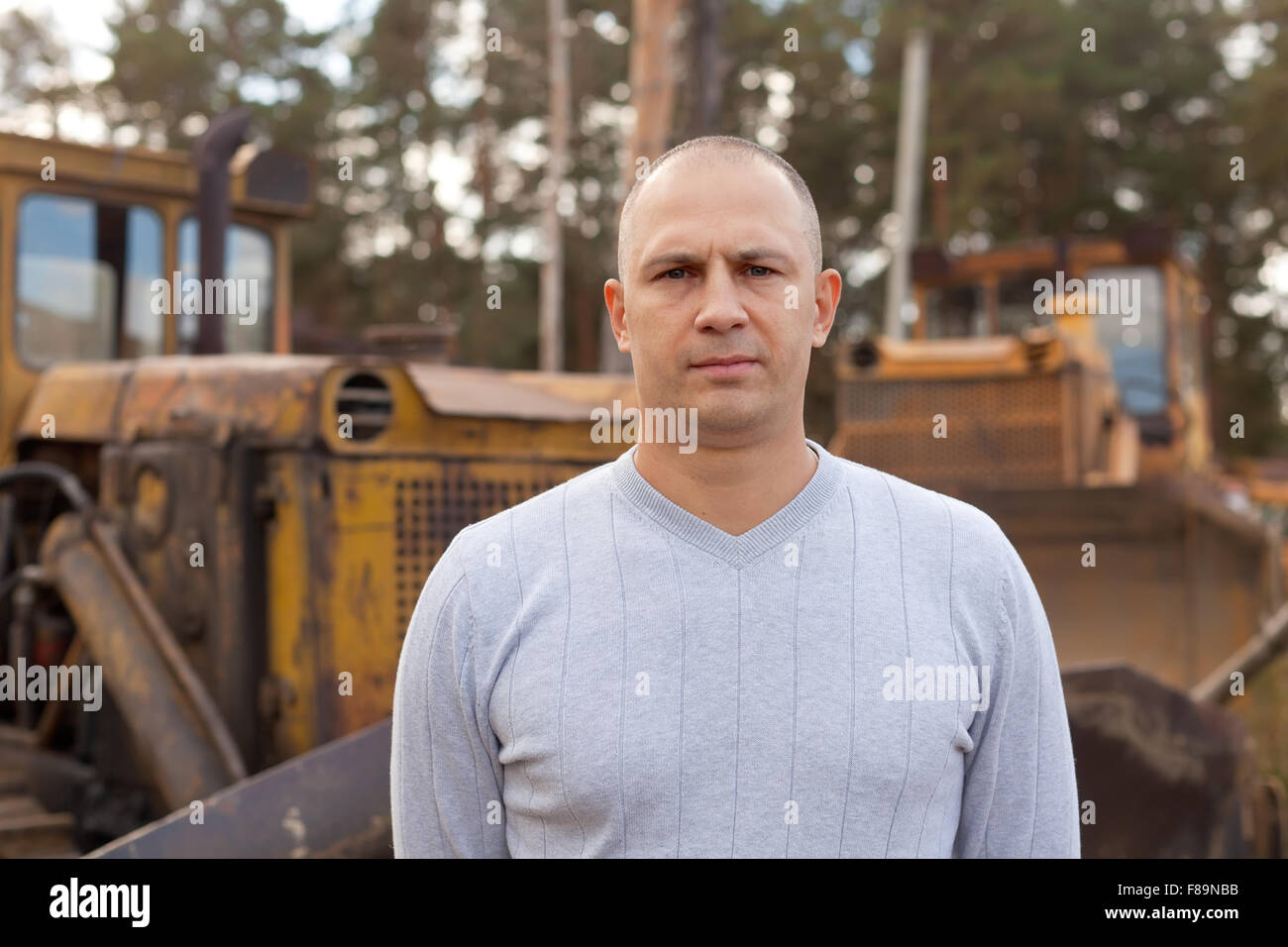 Portrait tractor operator workplace hi-res stock photography and images ...