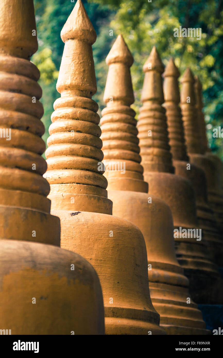 Start of stairs to the top of Tiger Cave Temple. 1237 step to top ...