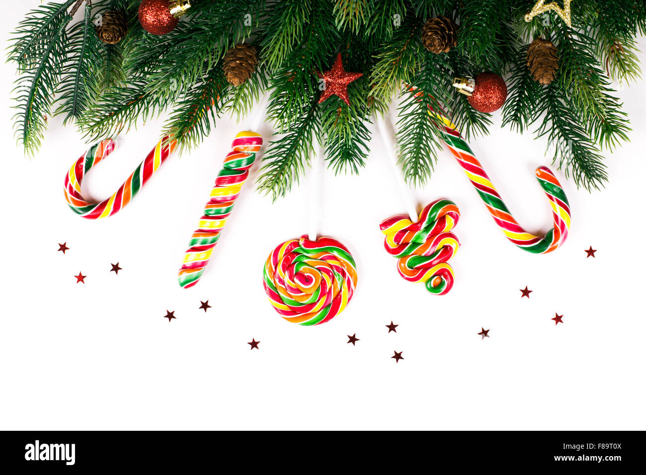 Stars christmas border pattern hi-res stock photography and images - Alamy