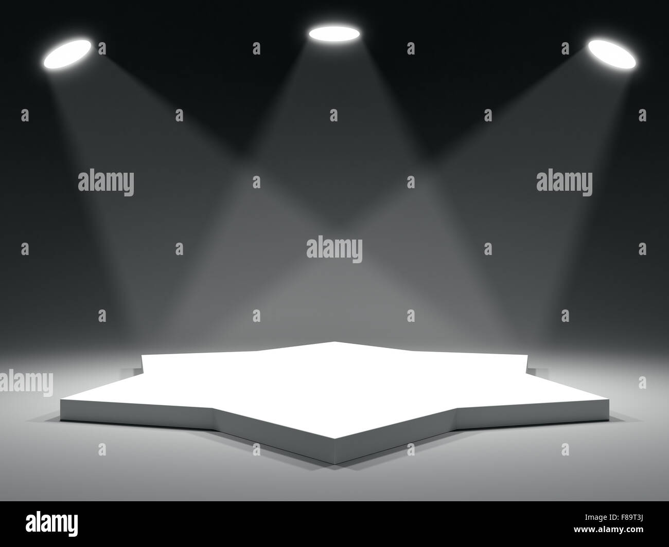 Star shape stage Stock Photo - Alamy