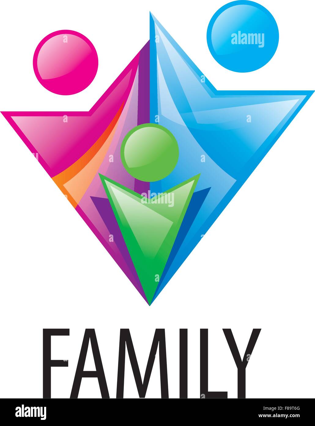 vector logo family Stock Vector Image & Art - Alamy