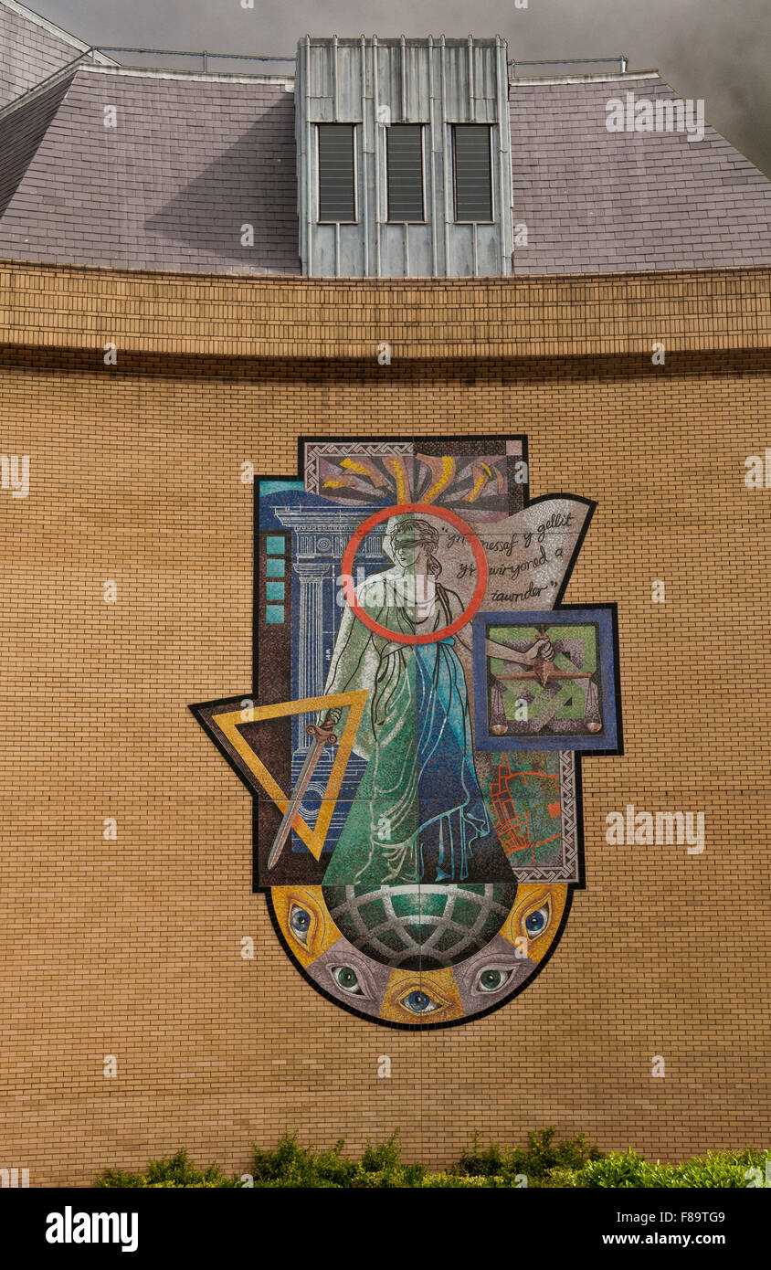 Cardiff and the Vale Magistrates Court Logo or symbol built into the ...