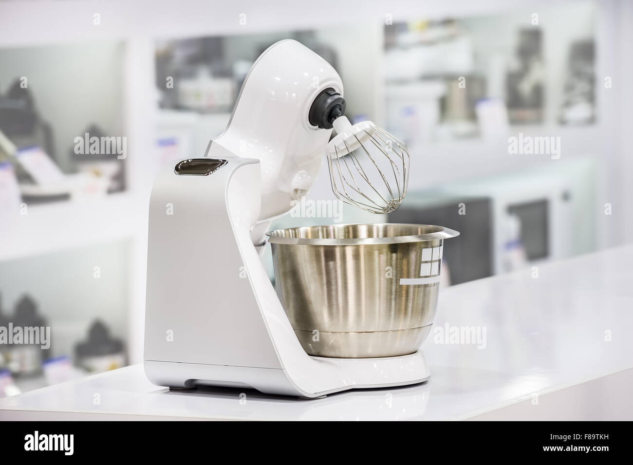 single electric food processor in retail store Stock Photo - Alamy