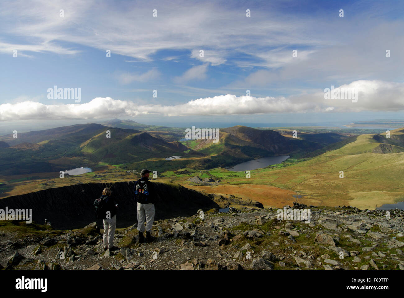 Summit mount snowdon in wales hi-res stock photography and images - Alamy