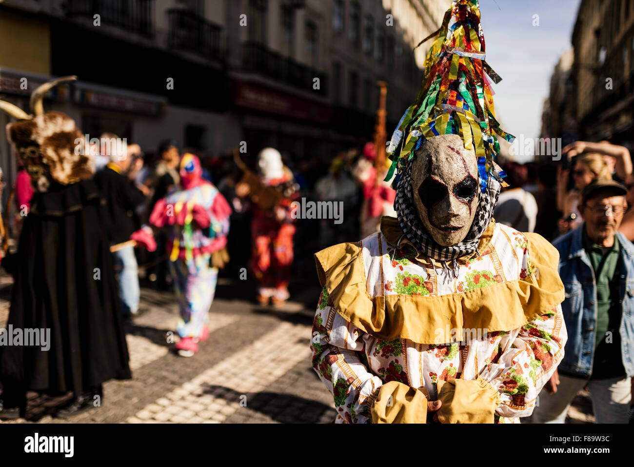 International Festival Iberian Mask, Lisbon, Portugal Stock Photo - Alamy