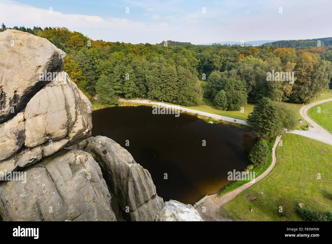 Externsteine sandstone rock formation hi-res stock photography and ...