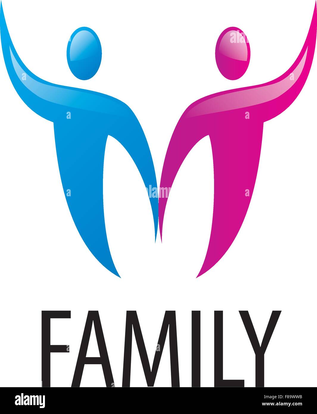 vector logo family Stock Vector Image & Art - Alamy