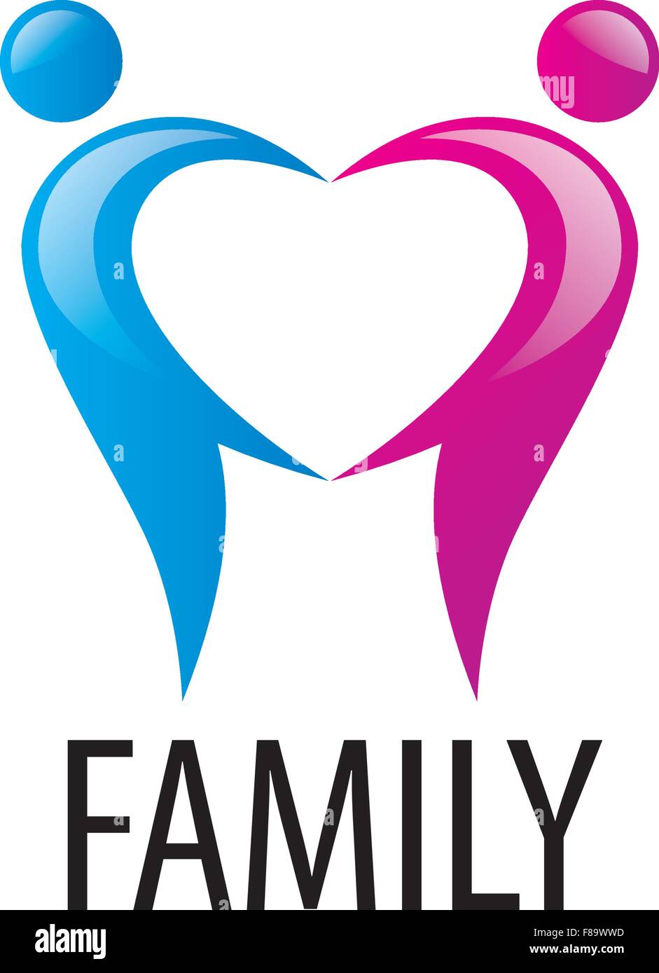 vector logo family Stock Vector Image & Art - Alamy