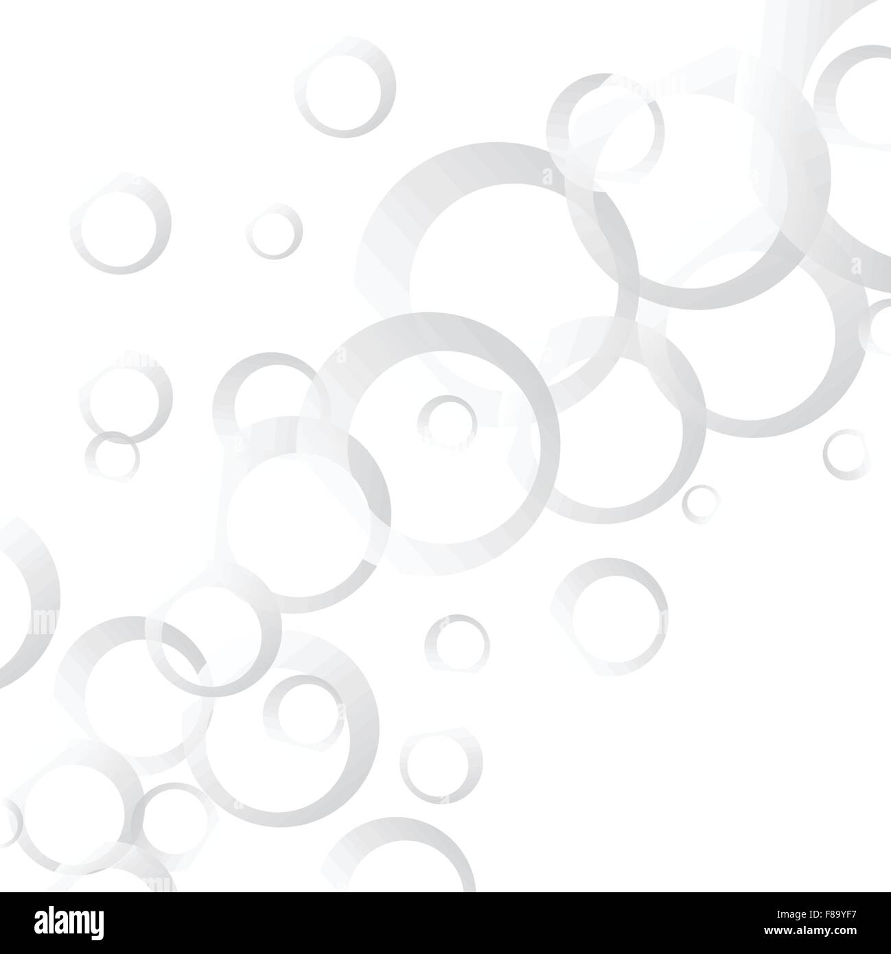 An abstract background of gray circles over a white background Stock ...
