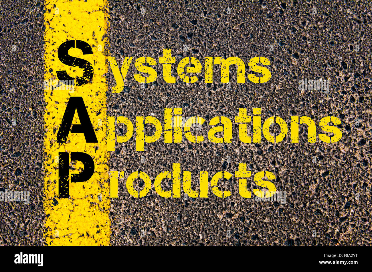 Concept image of Accounting Business Acronym SAP Systems, Applications ...