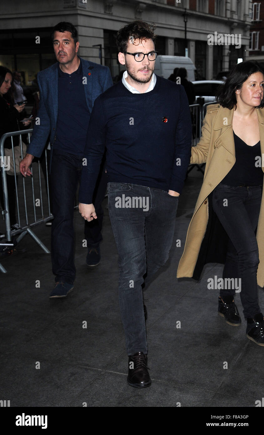 Sam Claflin at the BBC studios Featuring: Sam Claflin Where: London ...