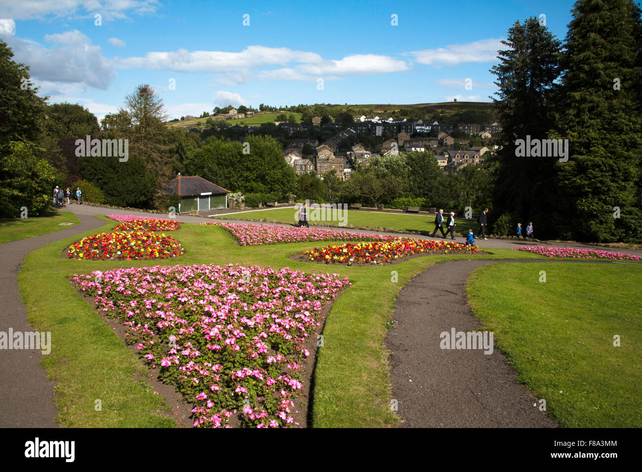 Haworth Central Park Haworth West Yorkshire England Stock Photo - Alamy