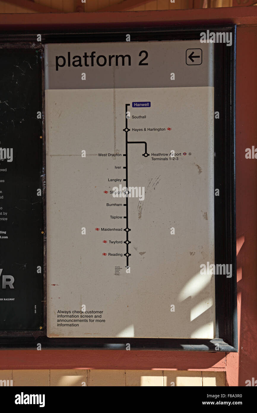 Fairly old metal platform board hi-res stock photography and images - Alamy
