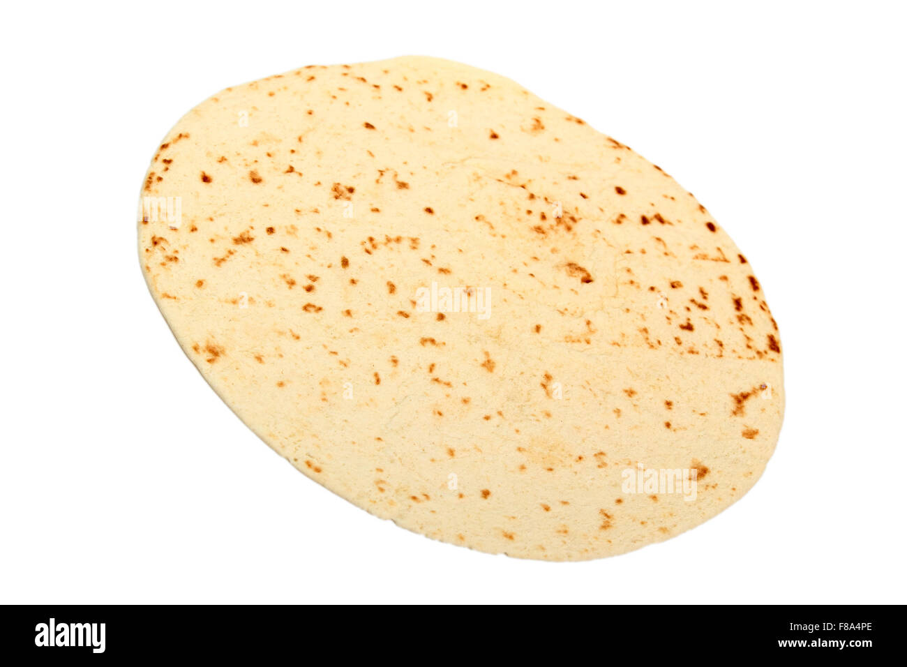 Tortilla Wrap Bread. Isolated on a white background Stock Photo - Alamy
