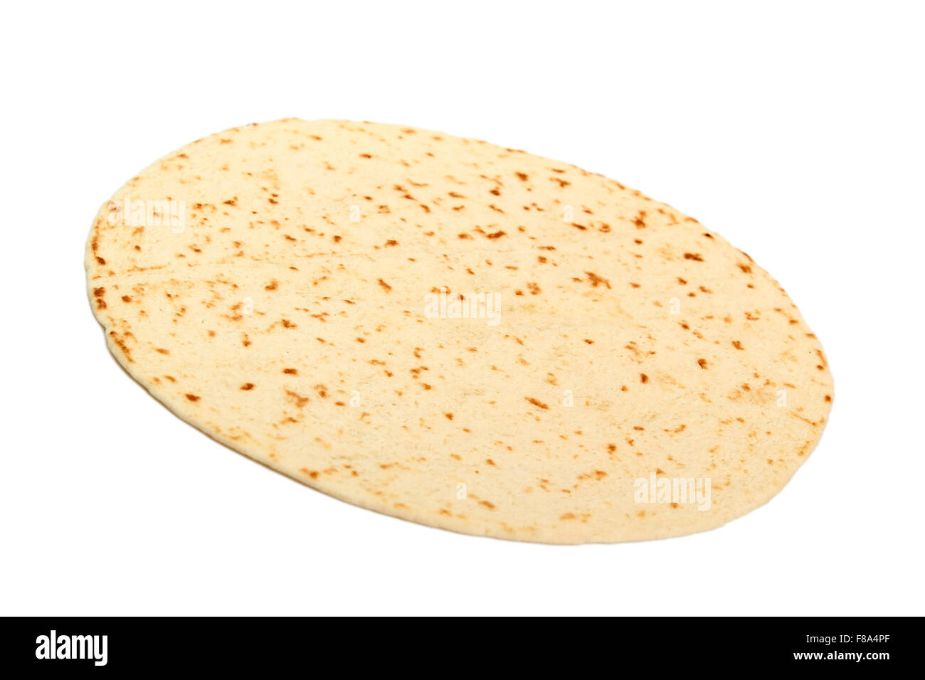 Tortilla Wrap Bread. Isolated on a white background Stock Photo - Alamy
