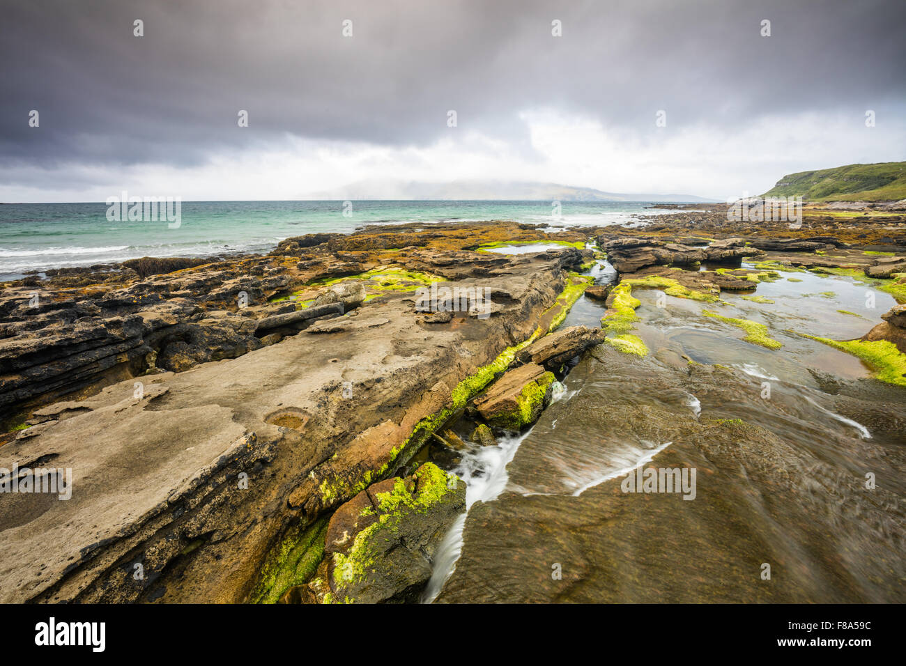 Laig Bay, Isle of Eigg, Small Isles, Inner Hebrides, Scotland Stock ...