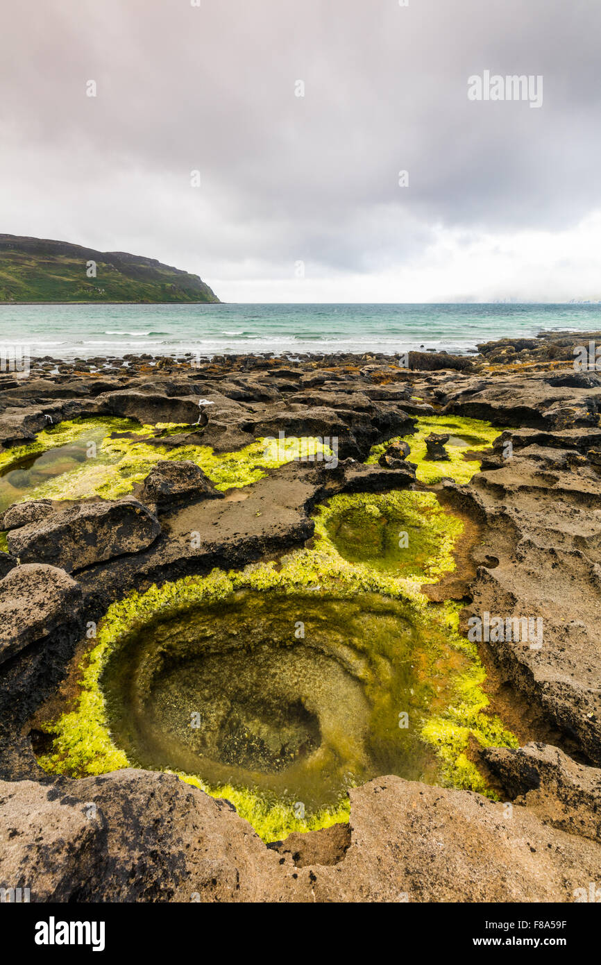 Laig Bay, Isle of Eigg, Small Isles, Inner Hebrides, Scotland Stock ...