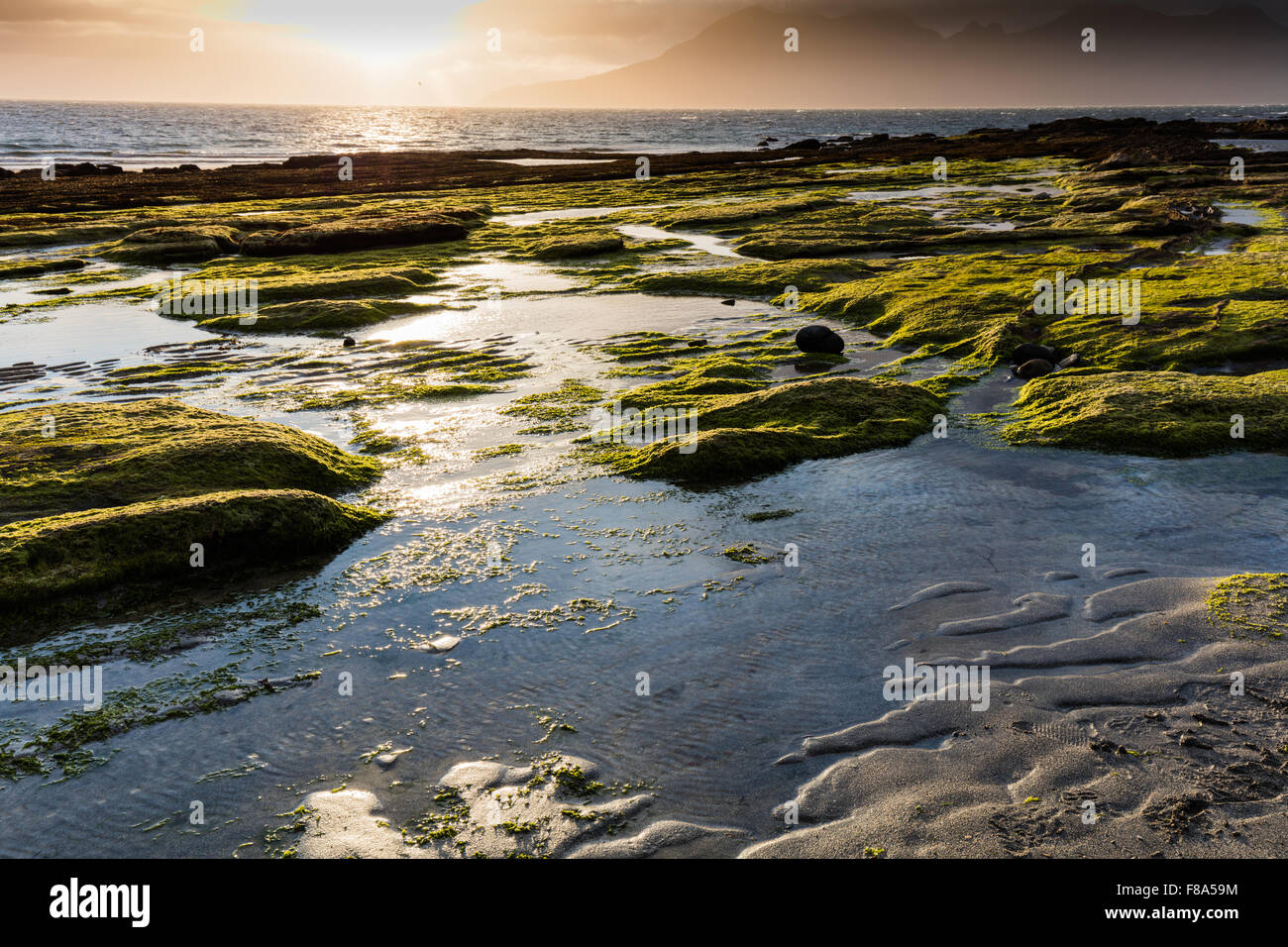 Laig Bay, Isle of Eigg, Small Isles, Inner Hebrides, Scotland Stock ...