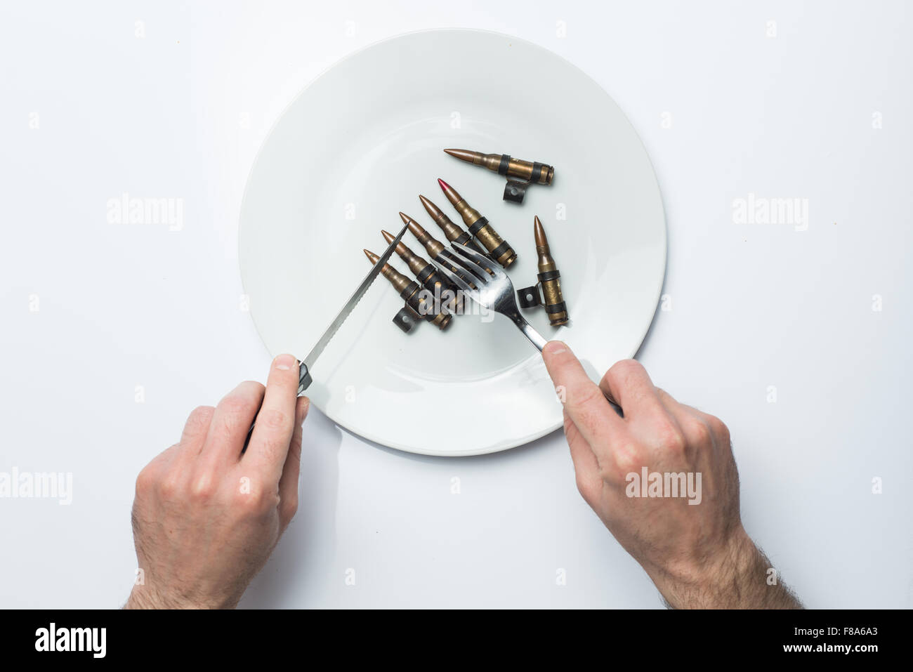 Tape eating hi-res stock photography and images - Alamy