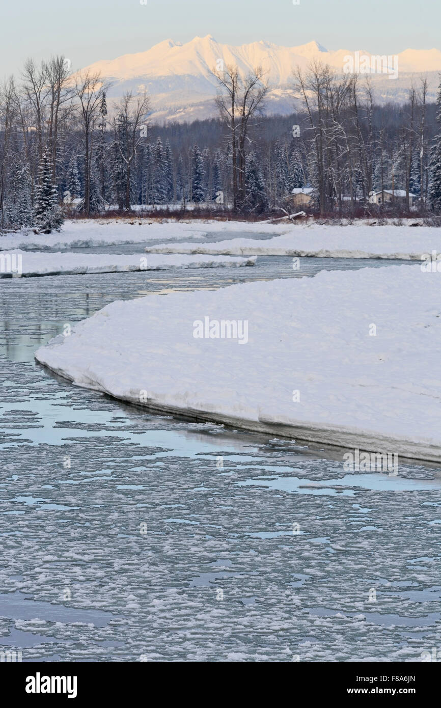 Bulkley river in winter, Smithers, British Columbia Stock Photo - Alamy