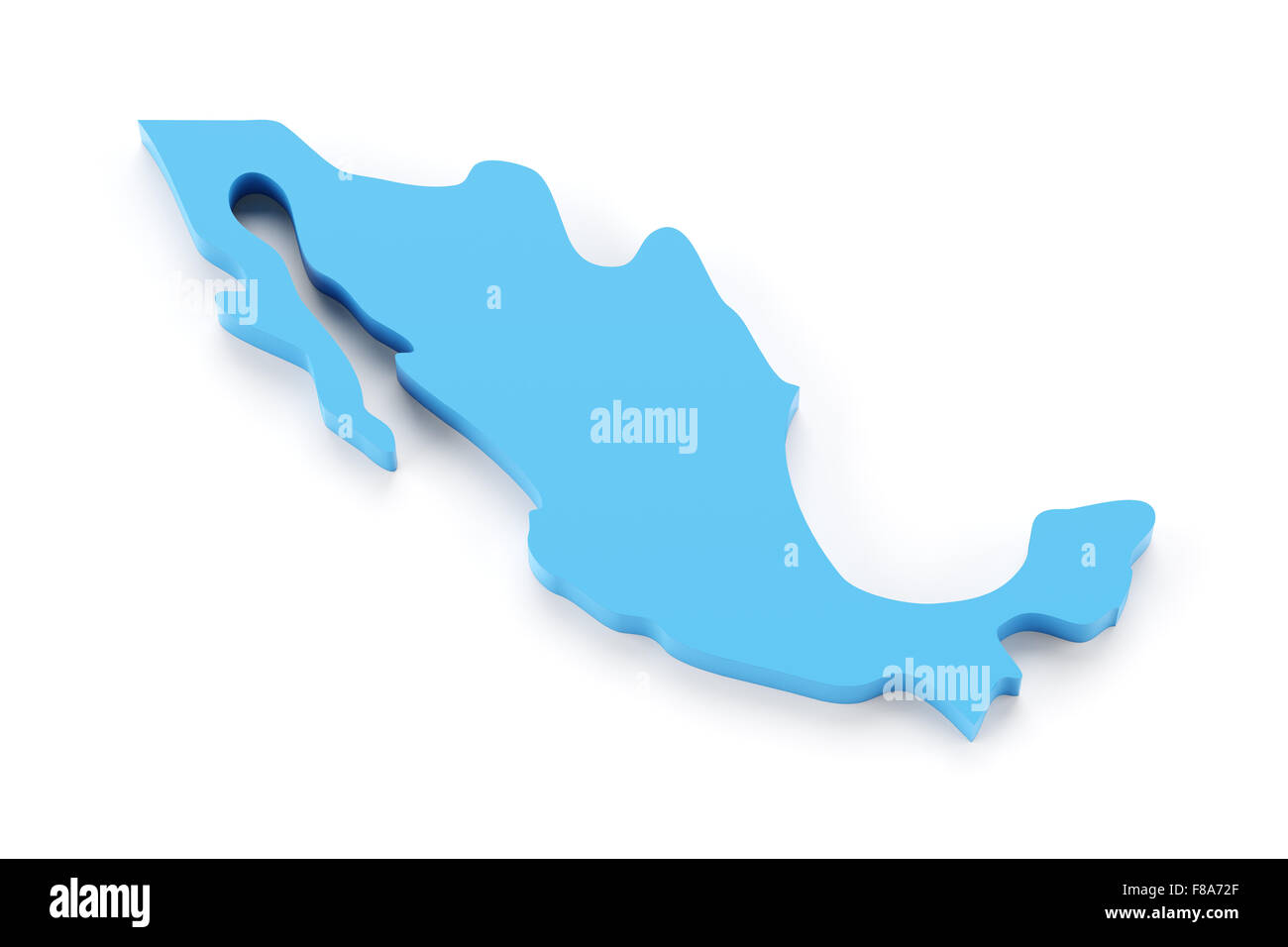 Mexico map hi-res stock photography and images - Alamy