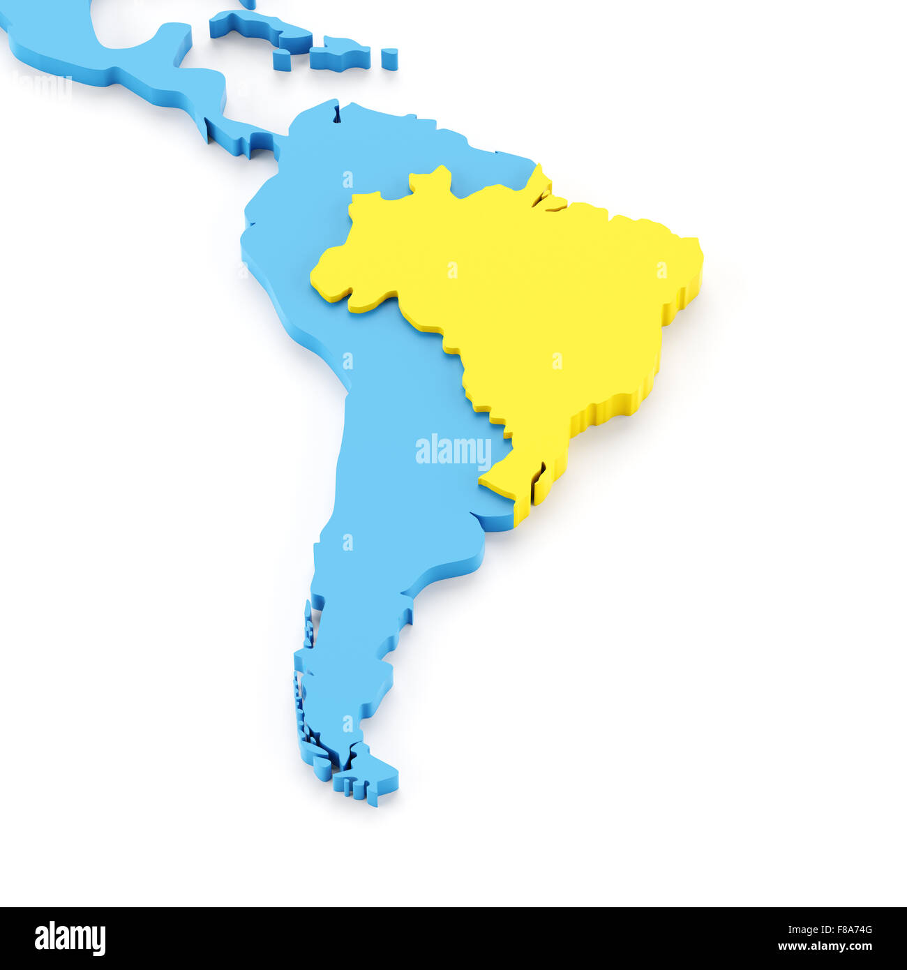 Map of brazil hi-res stock photography and images - Alamy