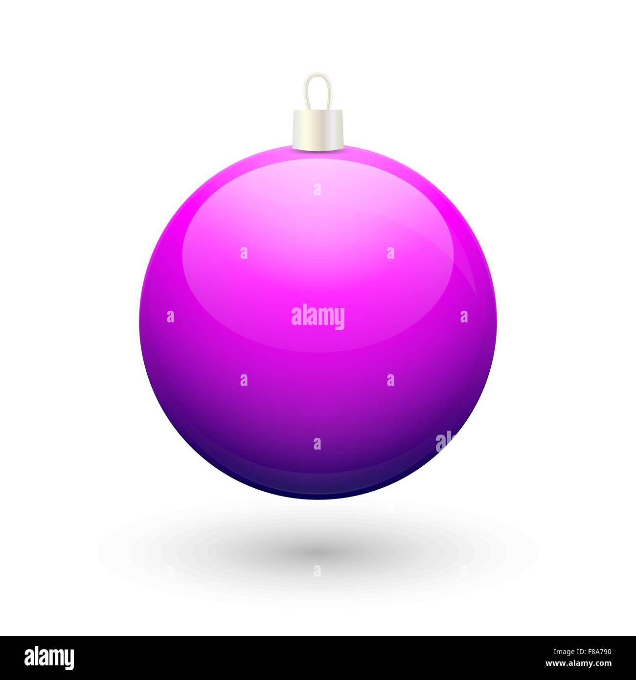 Gradient christmas purple ball vector Stock Vector Image & Art - Alamy