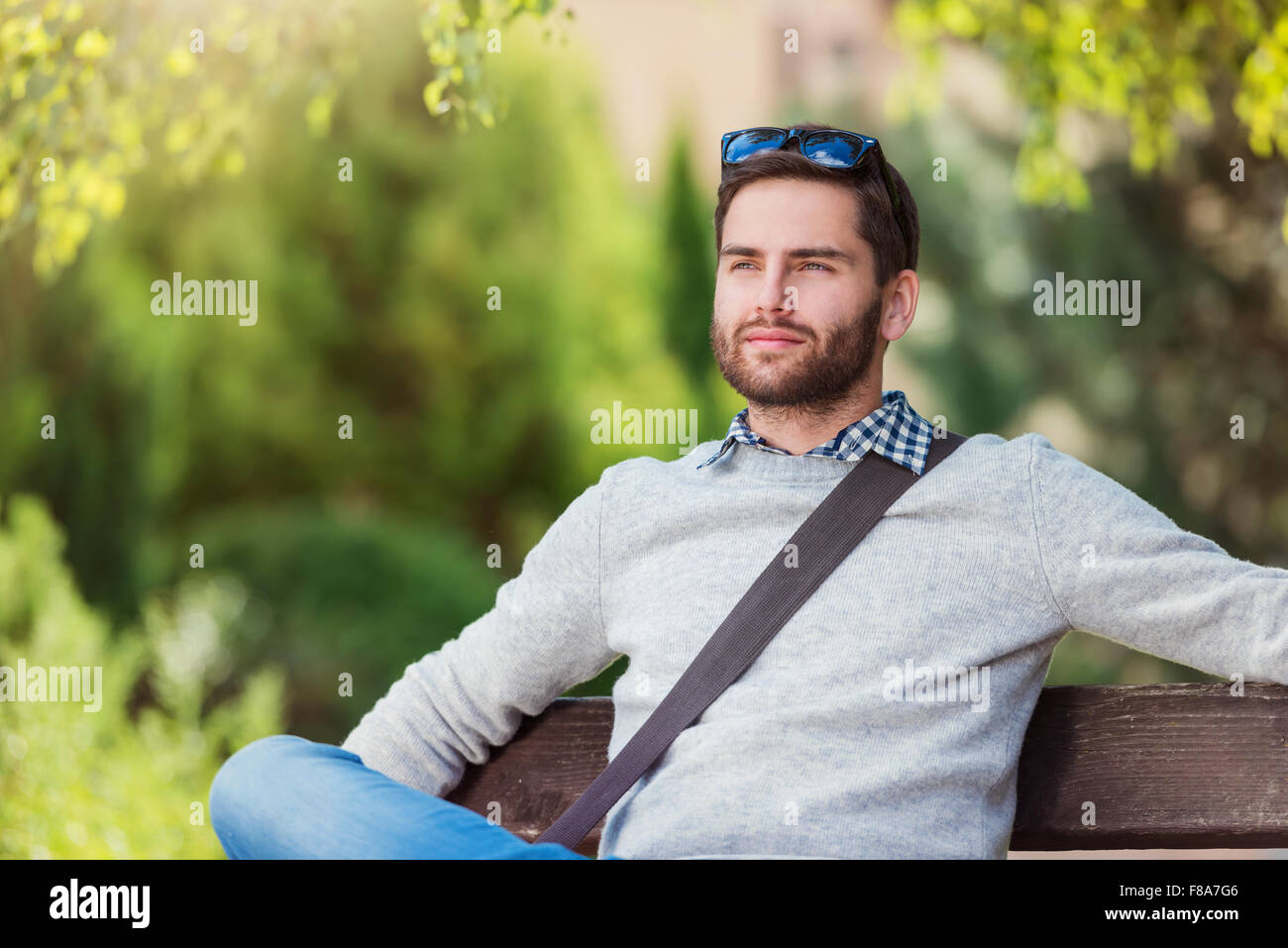 Man in town hi-res stock photography and images - Alamy