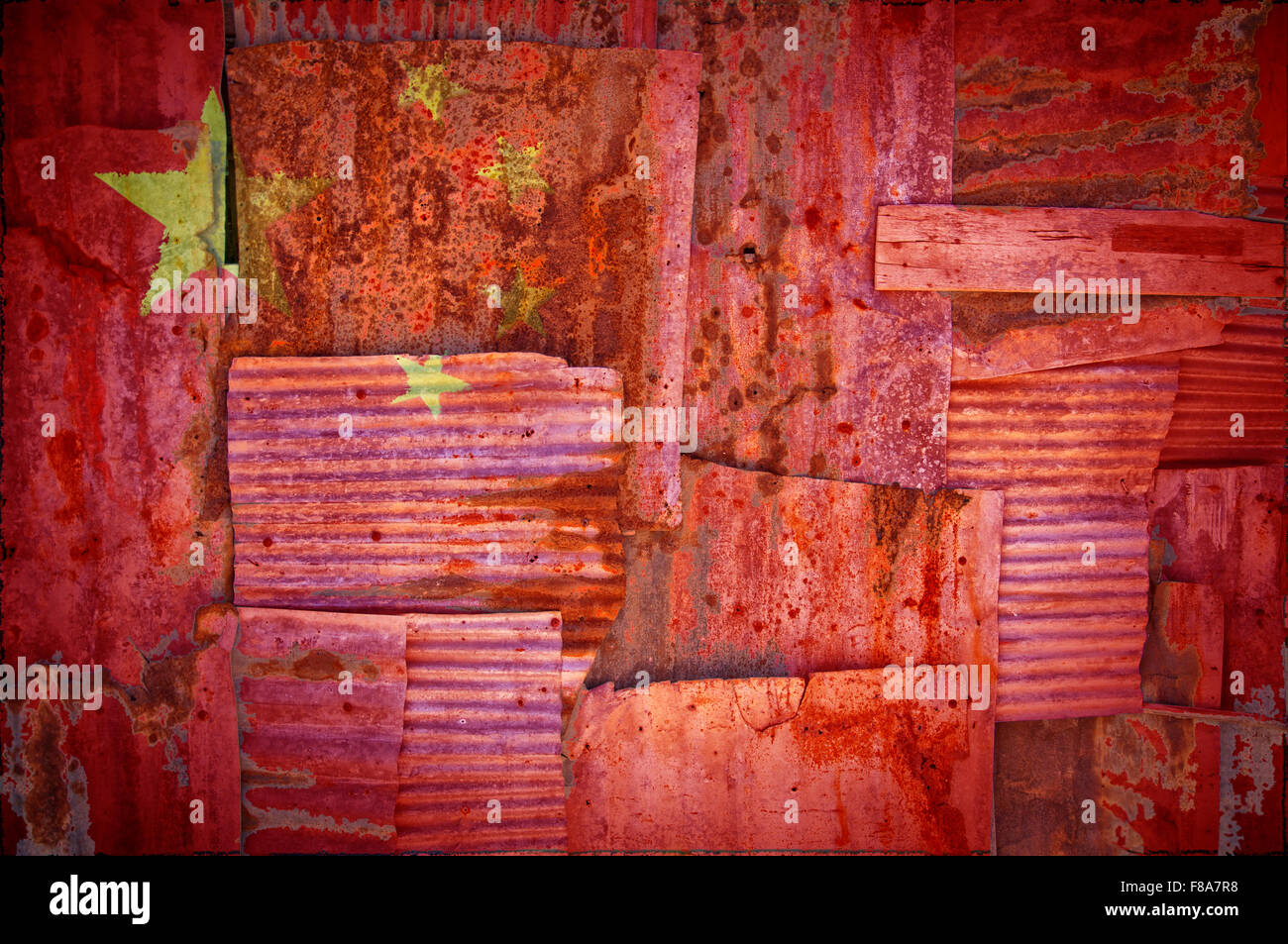 Old chinese flag hi-res stock photography and images - Alamy